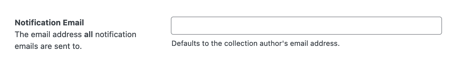 Email Settings – picu