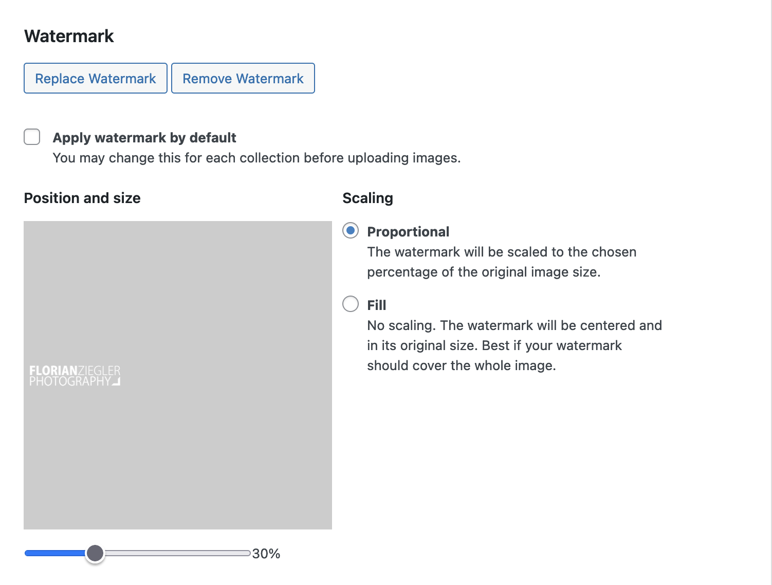 Security Settings – picu